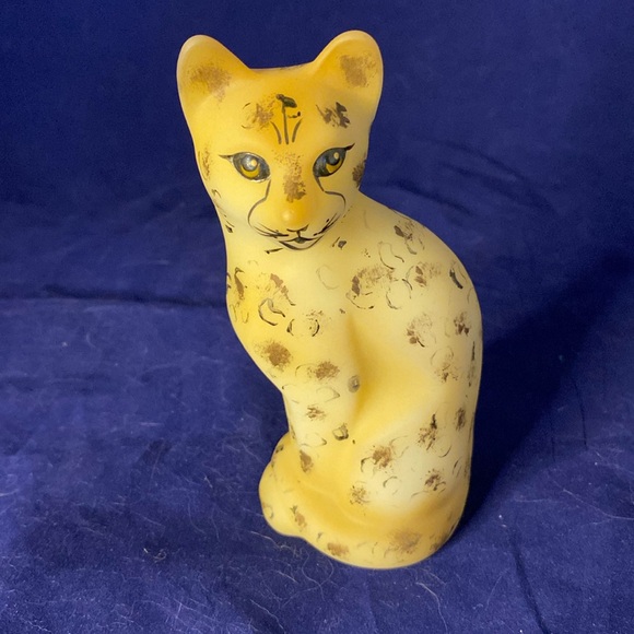 Fenton | Art | Fenton Stylized Leopard Jungle Cat Series 20 Signed J ...